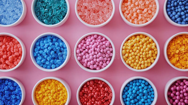 Masterbatch Granules and Hot-Cut Pellets in Plastic Lab Dish Stock ...