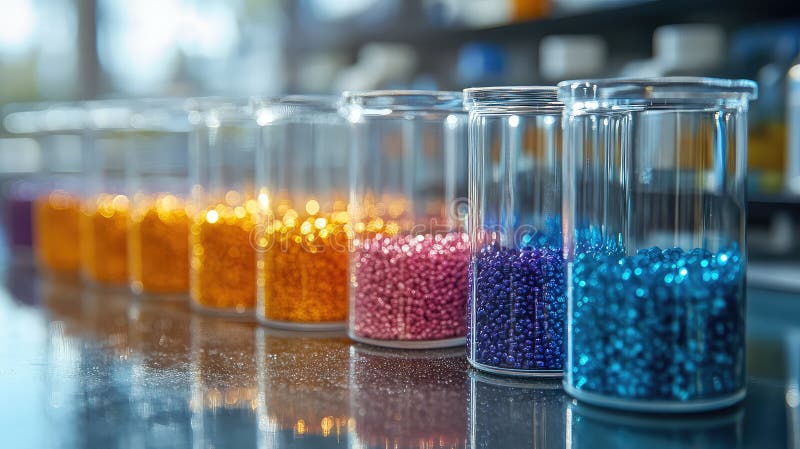 Masterbatch Granules and Hot-Cut Pellets in Plastic Lab Dish Stock ...