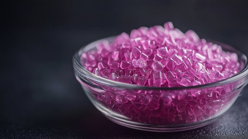 Masterbatch Granules and Hot-cut Pellets Set in a Plastic Lab Dish ...