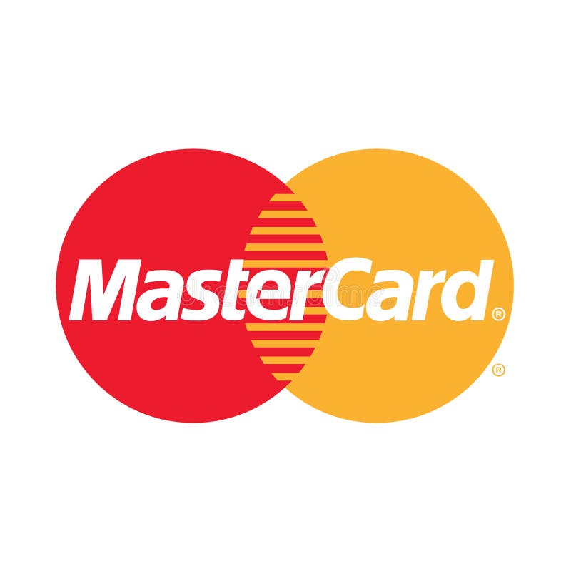 Mastercard Logo Vector Illustration Op Witte Achtergrond Redactionele ...