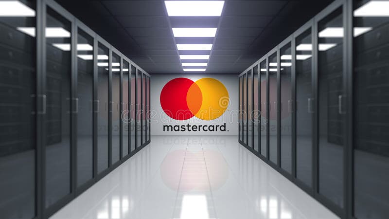MasterCard Logo on a Skyscraper Facade Reflecting Clouds. Editorial 3D ...