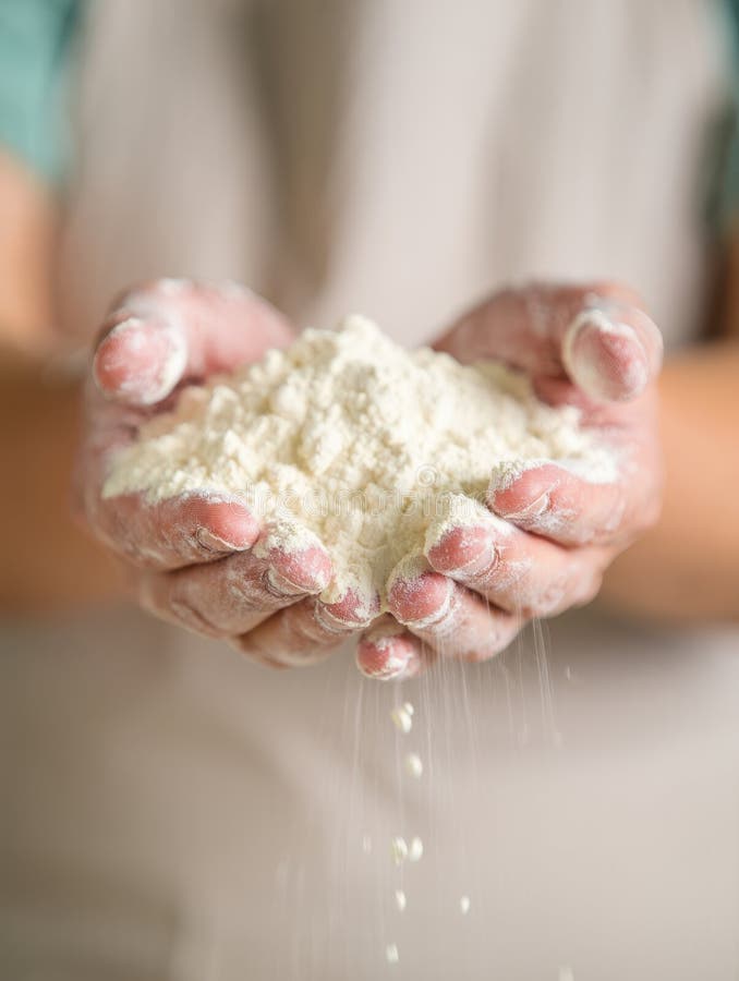 Mastering the Art of Baking with Flour in Hands for a Delicious ...
