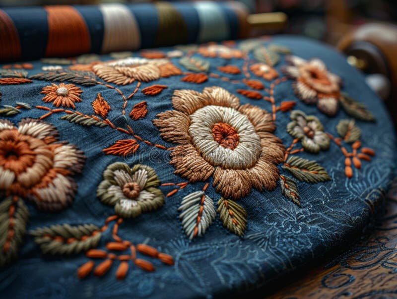 Mastering the Art of Fabric Embroidery: a Comprehensive Guide Stock ...