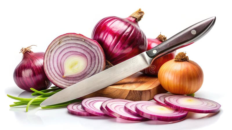 Mastering the Art of Onion Slicing a Stunning Visual Guide To Knife ...