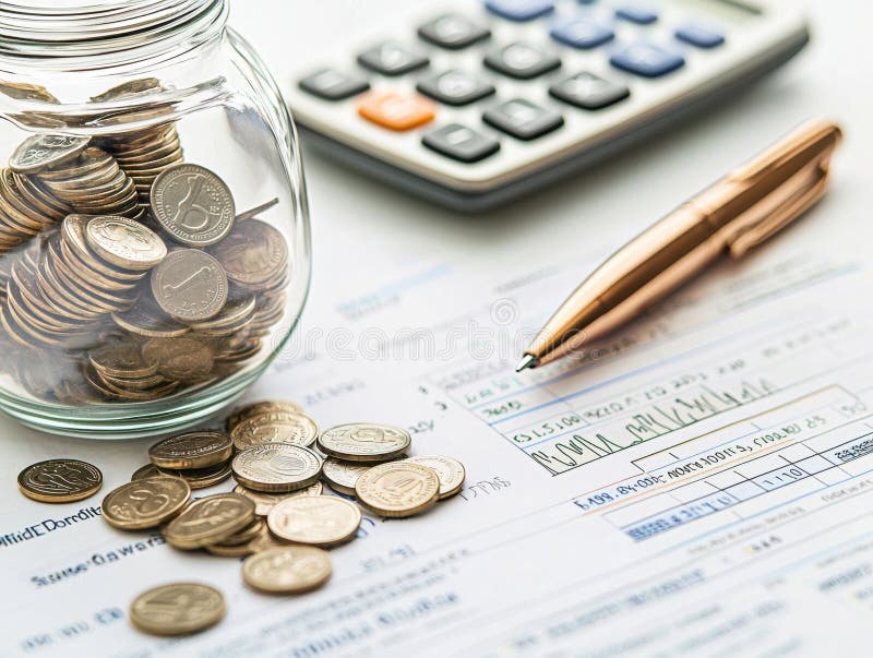 Mastering the Art of Saving and Budgeting with a Jar of Coins and a ...