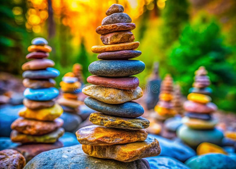 Mastering Balance and Stability a Study in Stone Stacking Techniques ...