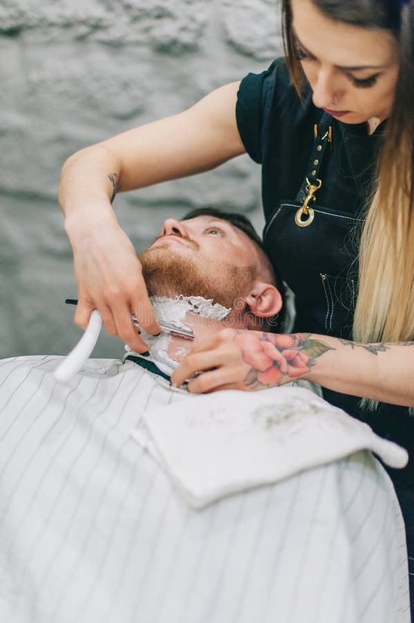 Mastering the Barber Profession Stock Image - Image of harsh ...