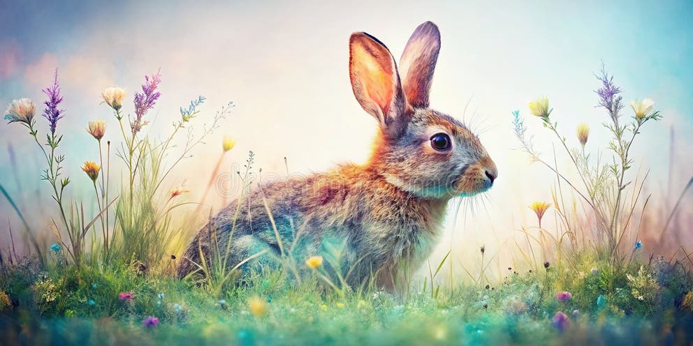 Mastering Double Exposure Techniques a StepbyStep Rabbit Drawing ...