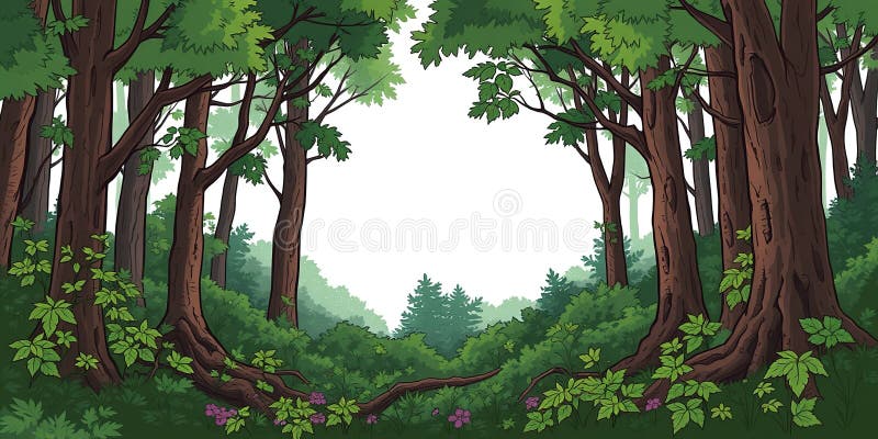 Mastering Forest Scenes a Beginners StepbyStep Drawing Tutorial for ...