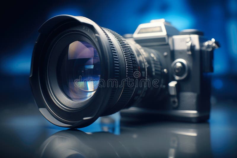 Mastering the Lens: Professional Camera Imagery. Stock Illustration ... Mastering the Lens: Professional Camera Imagery. Stock Illustration ...