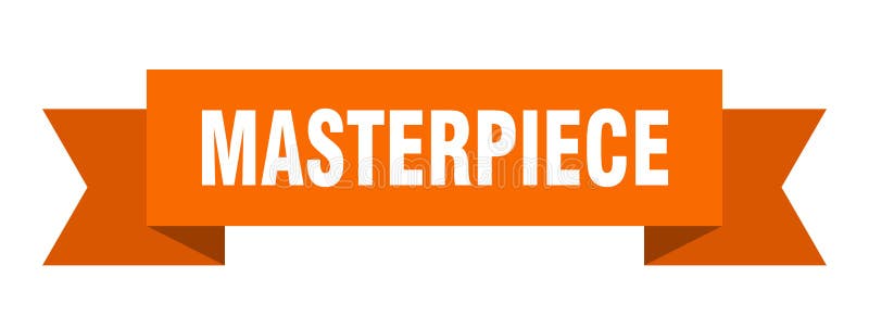 Masterpiece Ribbon. Masterpiece Isolated Band Sign Stock Vector ...