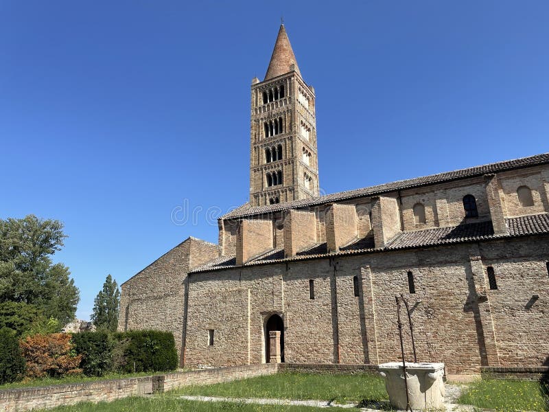 A Masterpiece of Romanesque Art, Pomposa Abbey, Italy Ferrara Stock ...