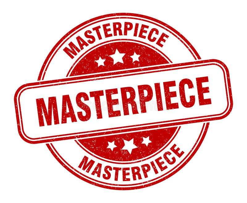 Masterpiece Stamp. Masterpiece Label. Round Grunge Sign Stock Vector ...
