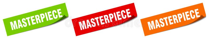 Masterpiece Label Stock Illustrations – 206 Masterpiece Label Stock ...