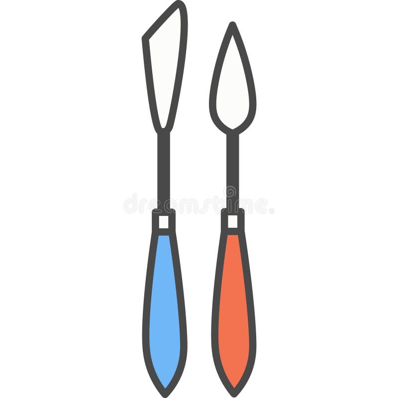 Mastic Modeling Tools Vector Icon Stock Vector - Illustration of hobby ...