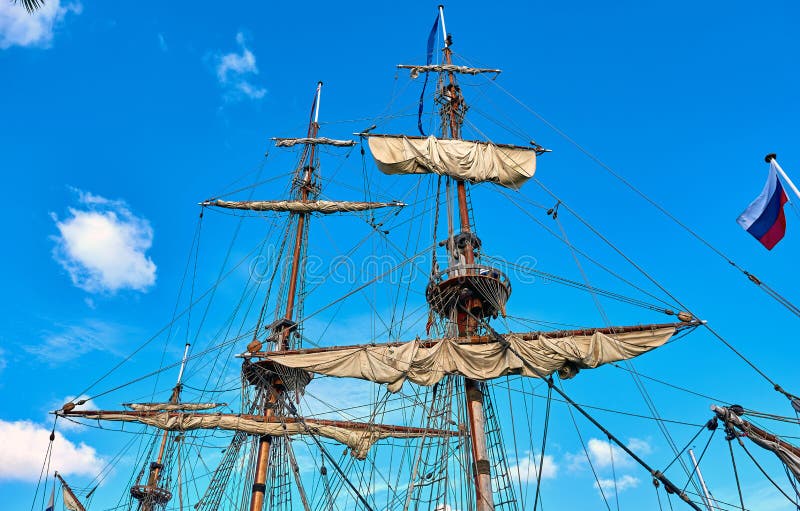 Masts galleon ship stock photo. Image of boat, sailboat - 37116966