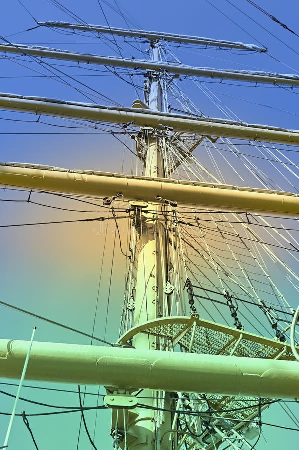 The Sailboat mast stock photo. Image of mast, color - 132521726
