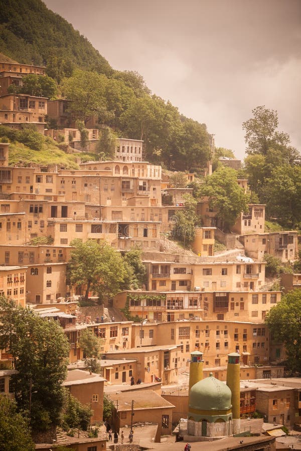 Masuleh village in Iran stock image. Image of poverty - 100002047