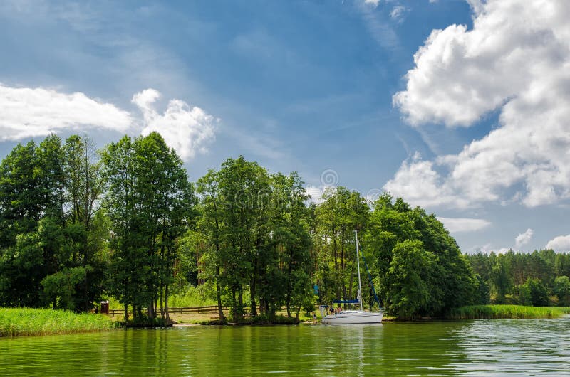 Masuria stock photo. Image of eastern, quitness, clouds - 57349634