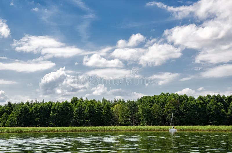 Masuria stock image. Image of repose, lonesomeness, eastern - 58135655