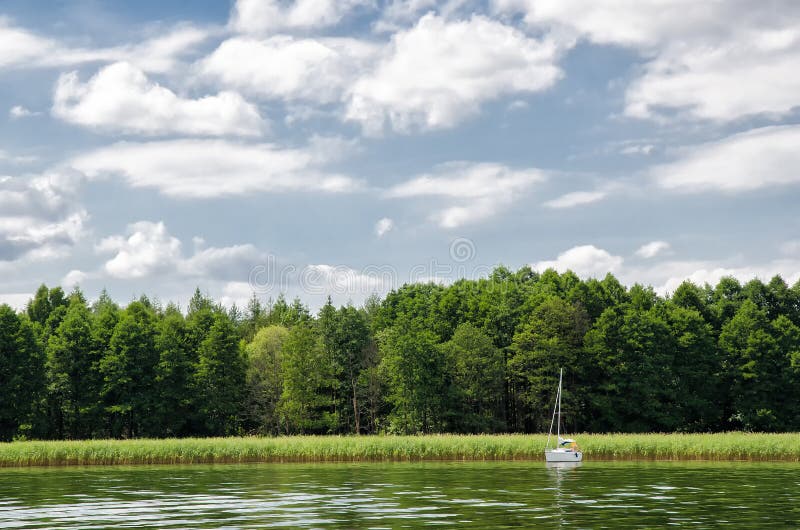 Masuria stock photo. Image of loneliness, privacy, land - 65574268