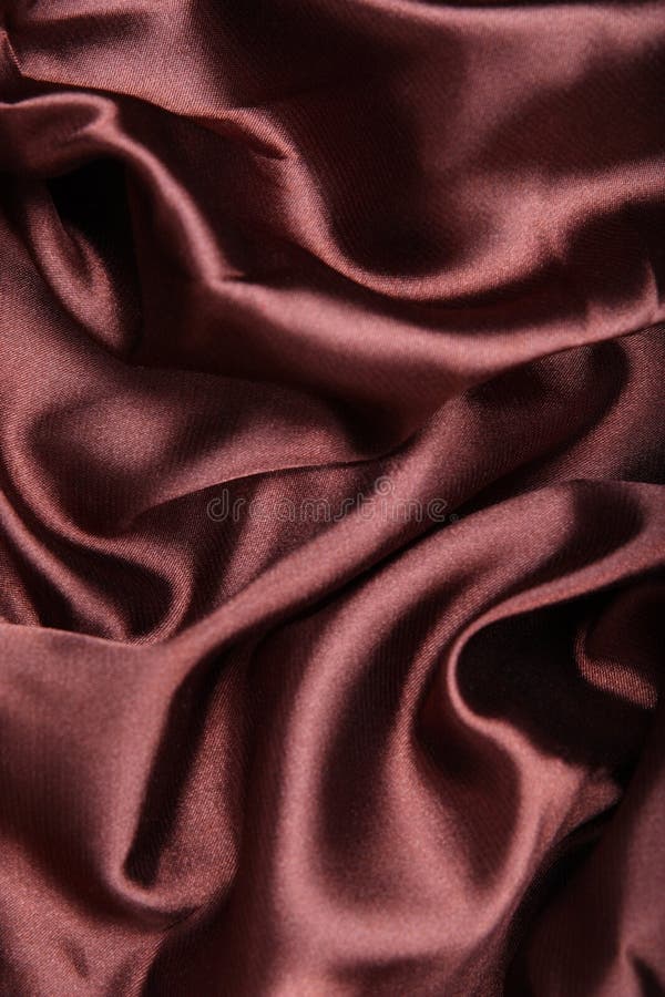 Material De Seda De Veludo Do Cetim Da Textura De Brown Ou Papel De ...