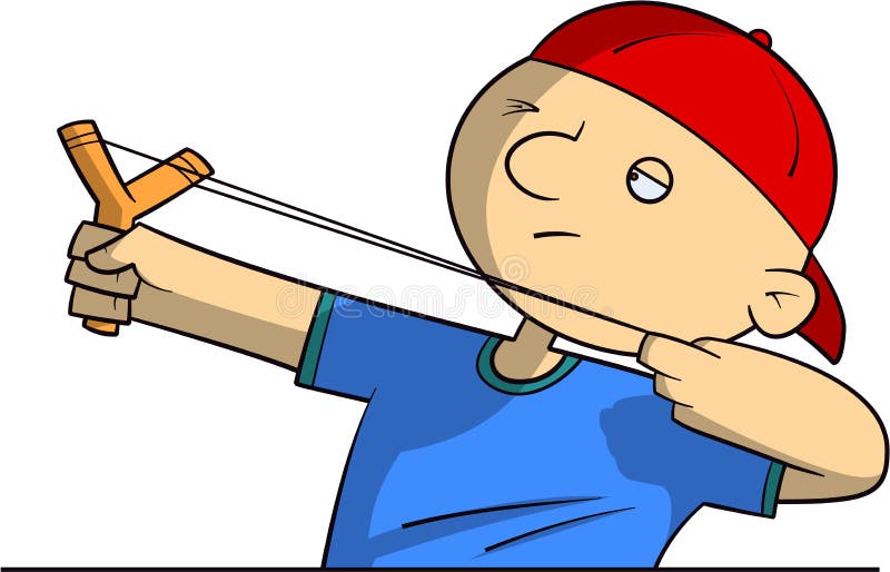 Ejemplo De La Historieta Del Clip Art De La Catapulta Ilustración del ...