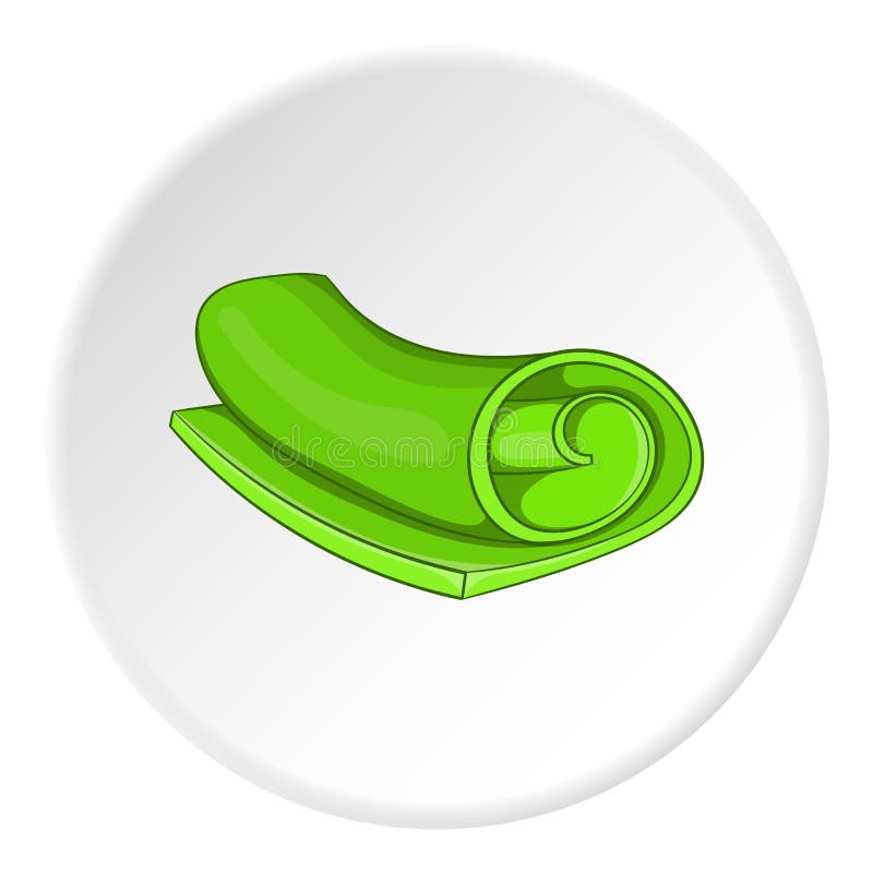 Mat icon, cartoon style stock illustration. Illustration of painted ...