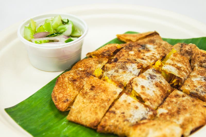 Mataba, Muslim and Indian Pancake Stuffed Stock Image - Image of dish ...