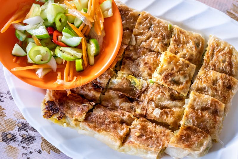 Mataba. Tipo De Comida Musulmana E India Hecha Foto de archivo - Imagen ...