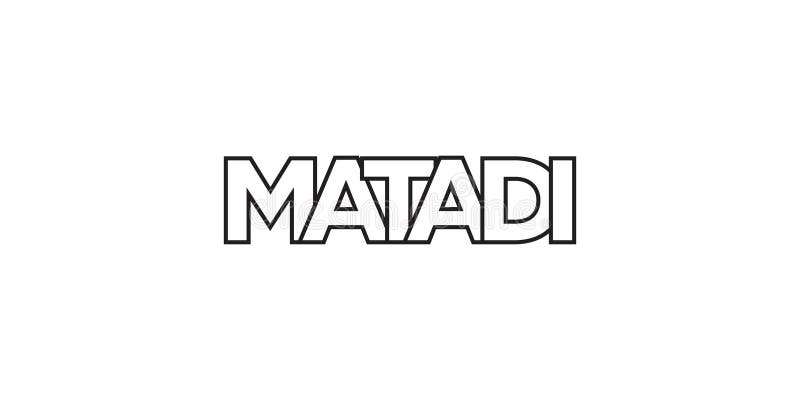Matadi in the Congo Emblem. the Design Features a Geometric Style ...