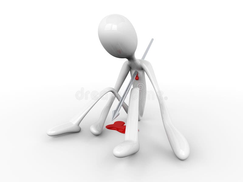 Matado stock de ilustración. Ilustración de lanzamiento - 15929151