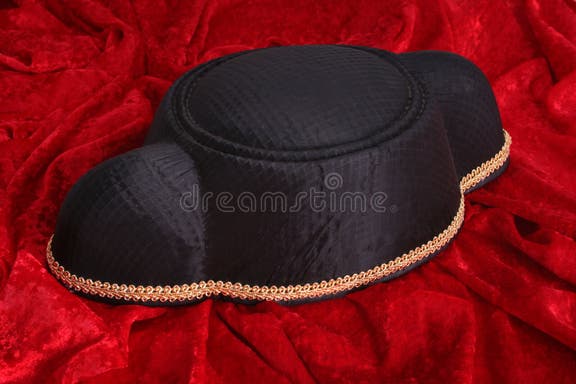 Matador hat and red cape stock photo. Image of blood, cape - 1126642
