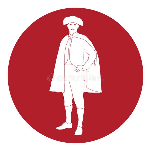 Matador icon stock vector. Illustration of silhouette - 316499552