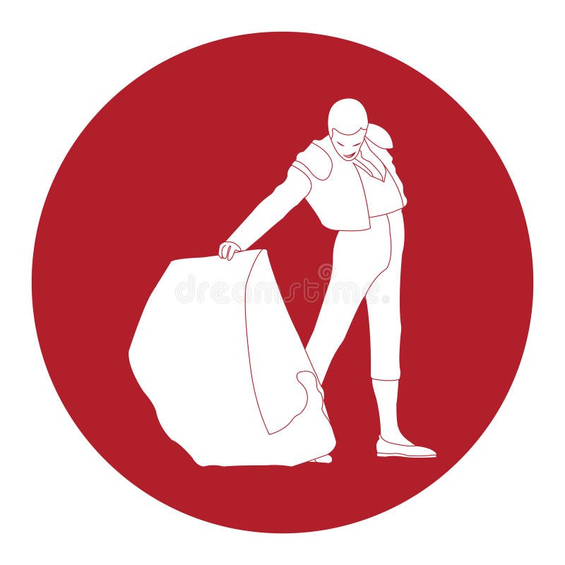 Matador icon stock vector. Illustration of traditional - 316499650