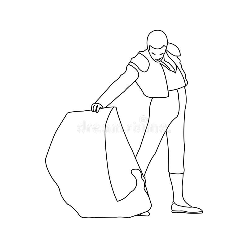 Matador icon stock vector. Illustration of silhouette - 316499699