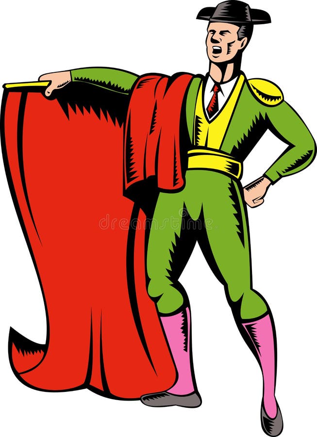 Toréador illustration de vecteur. Illustration du isolement - 22336603