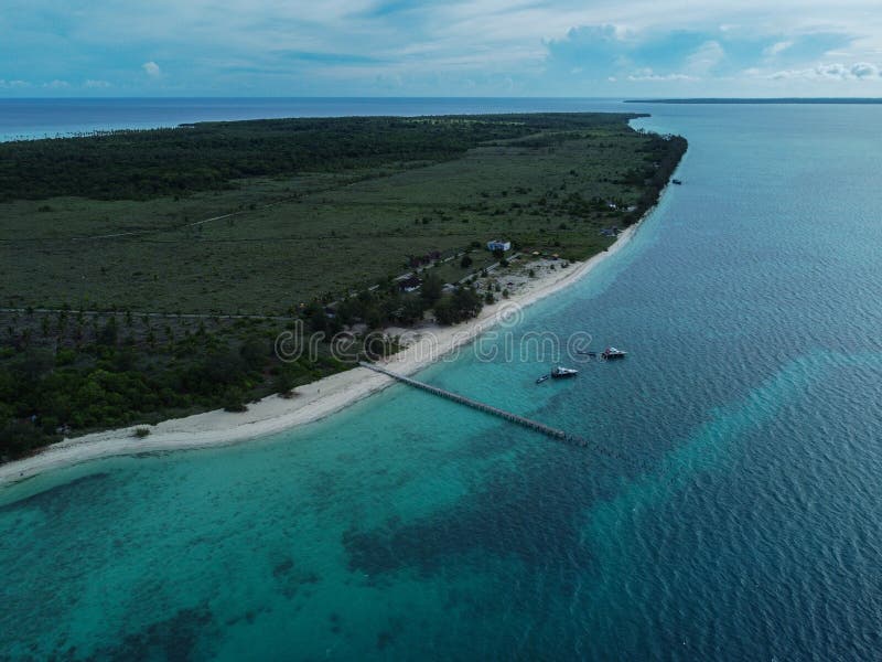 Matakus Island-Beautiful Beach with White Sands Stock Image - Image of ...