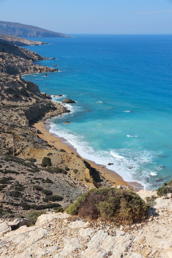 Matala, Crete stock photo. Image of orange, island, matala - 33704264