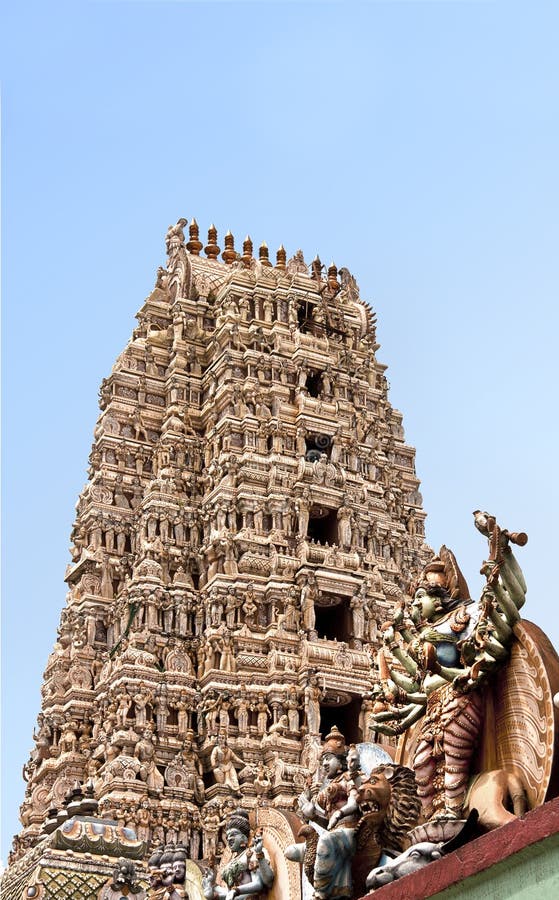 Matale Hindu Temple stock image. Image of asia, carving - 24273859