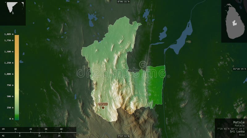 Matale, Sri Lanka - Composition. Physical Stock Illustration ...