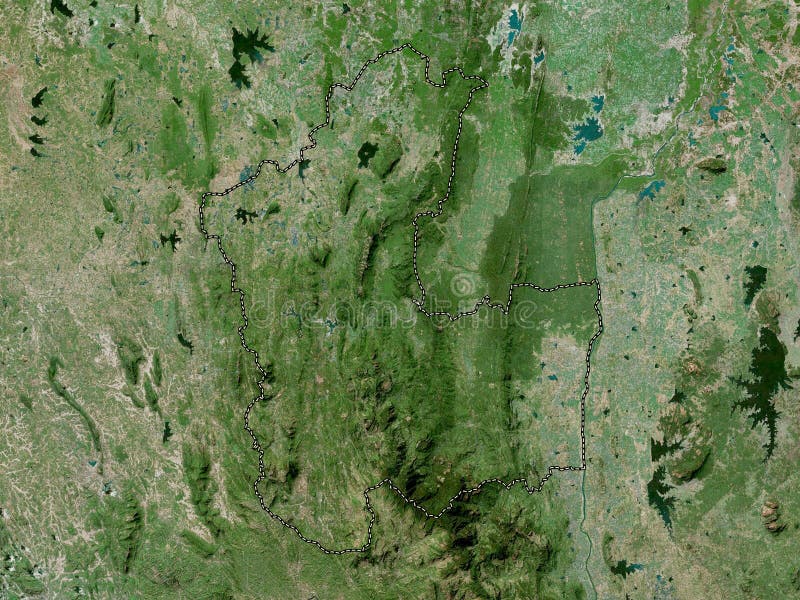 Matale, Sri Lanka. High-res Satellite. No Legend Stock Illustration ...