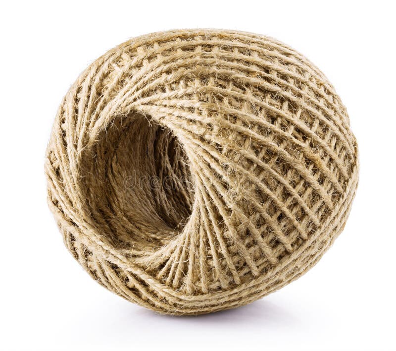 Matassa Della Cordicella Della Iuta Immagine Stock - Immagine di canapa ...