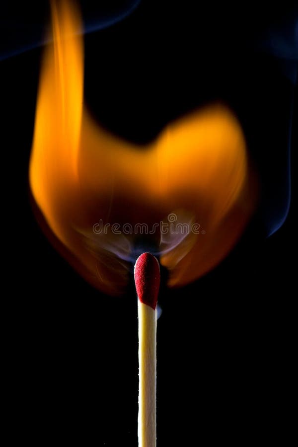 Match stock photo. Image of matchstick, blaze, light, burning - 4461944