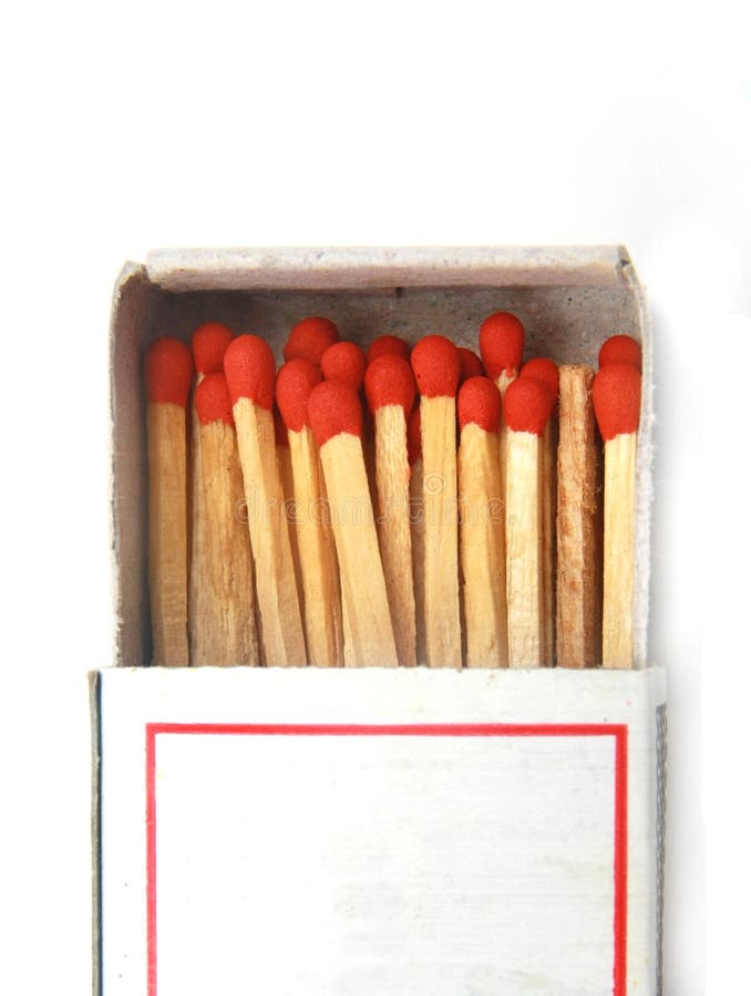 Match in a box isolated stock image. Image of isolated - 34895079