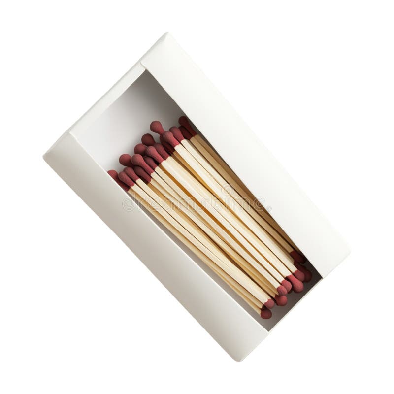 Match Box with Sticks in it on Transparent Background - Ai Generated ...