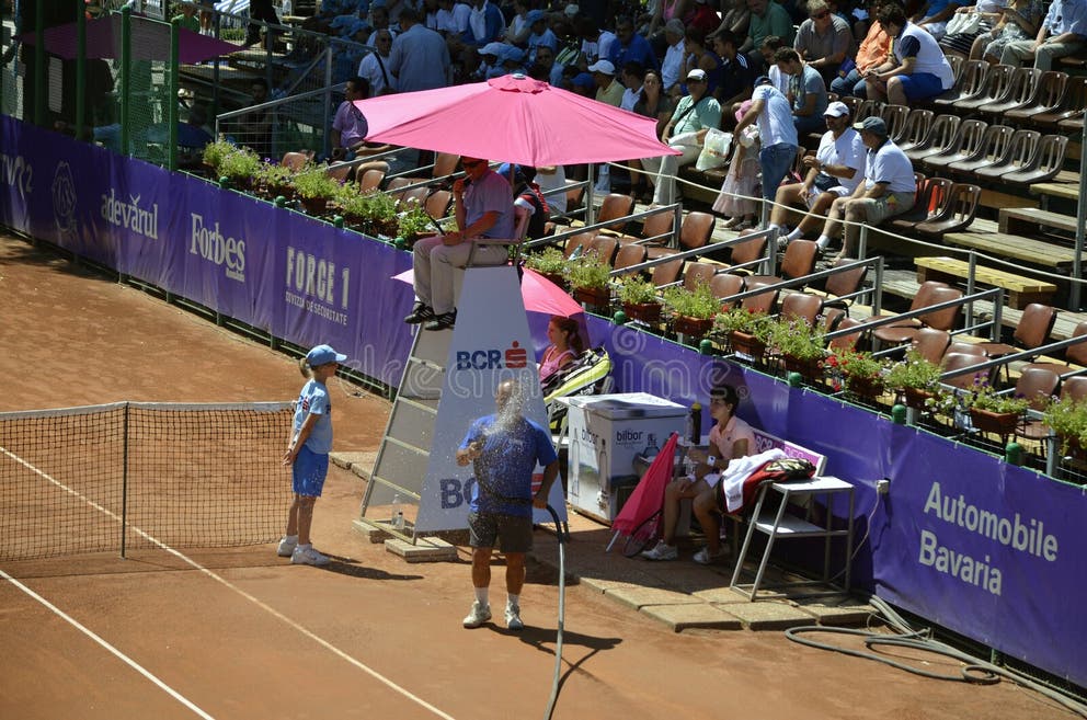Match break editorial stock photo. Image of backhand - 20436703
