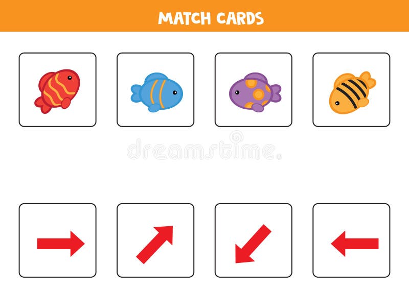 Spatial Orientation for Kids, Game with Police Cars Stock Vector ...