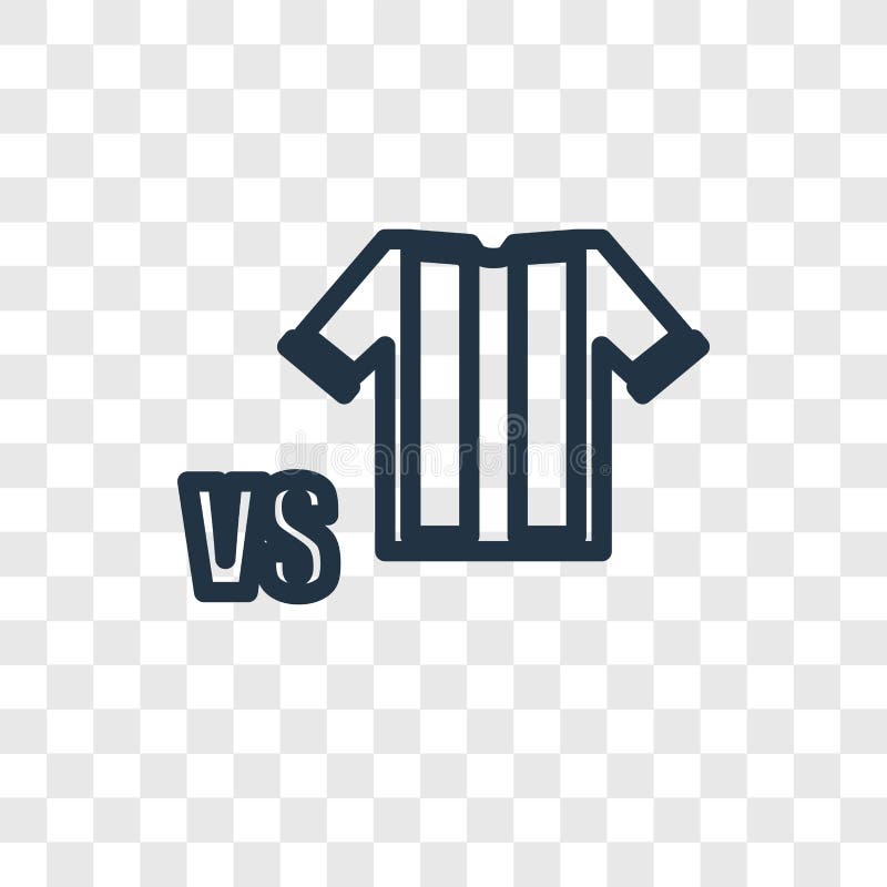 Match Concept Vector Linear Icon Isolated on Transparent Background ...