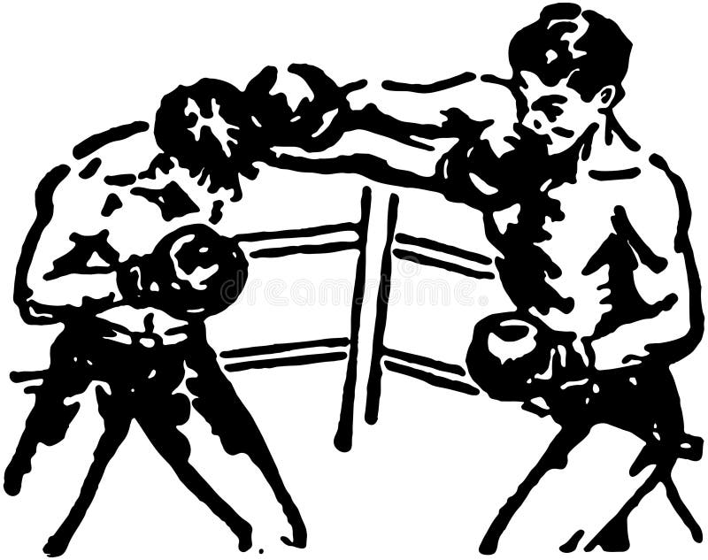 Affiche de boxe illustration stock. Illustration du coups - 17630036